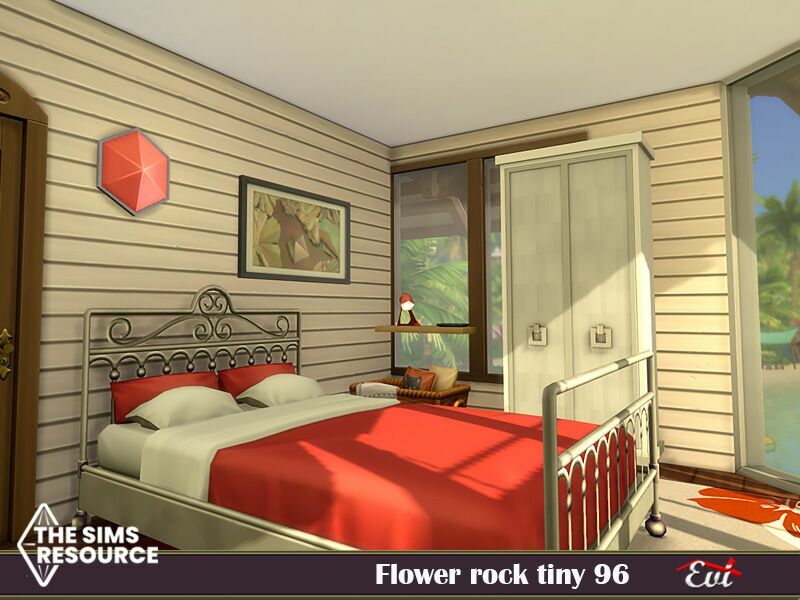 Flower Rock Tiny96_ NO CC By EVI Sims 4 CC Download