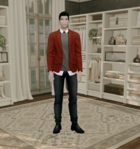Friends Sitcom – Ross Geller Sims 4 CC Download