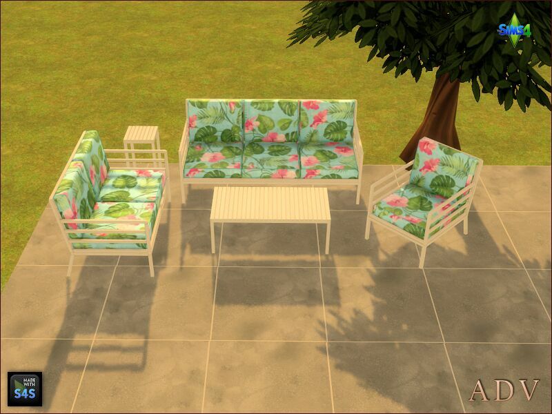 Garden Furniture Sims 4 CC Download