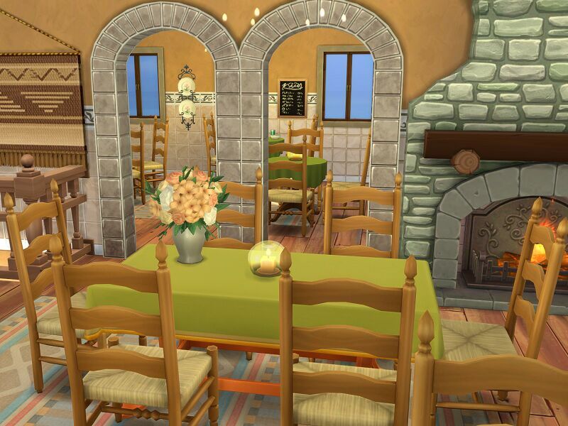 Italian Restaurant – NO CC By Flubs79 Sims 4 CC Download