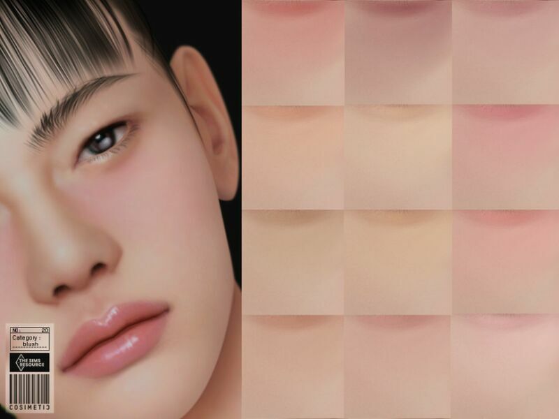 Kija Blush| N20 By Cosimetic Sims 4 CC Download