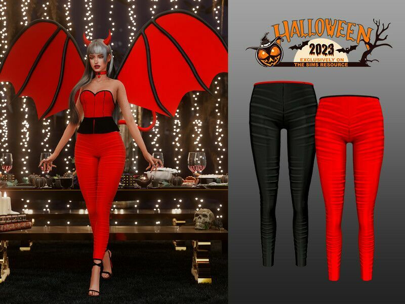 L Evil Pants Sims 4 CC Download