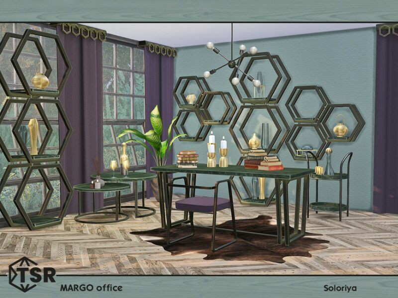 Margo Office By Soloriya Sims 4 CC Download