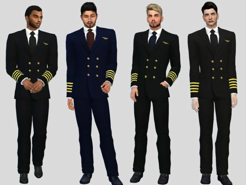 Pilot Uniform By Mclaynesims Sims 4 CC Download