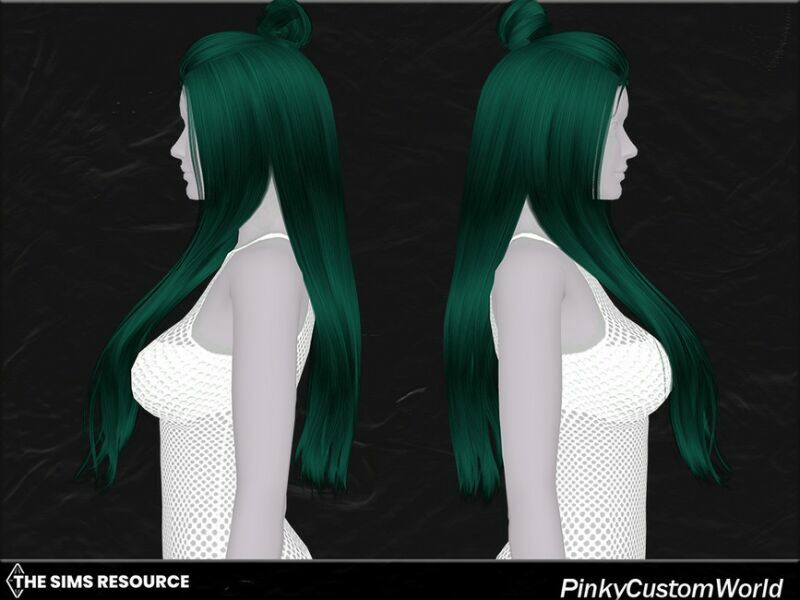 Retexture Of N74 LIA Hair By S-Club By Pinkycustomworld Sims 4 CC Download