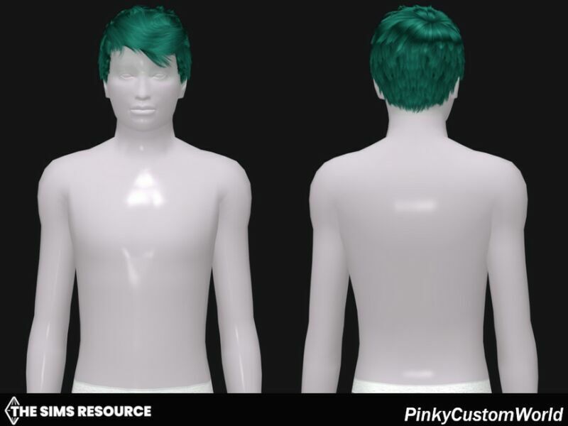 Retexture Of Persona Hair By Stealthic By Pinkycustomworld Sims 4 CC ...