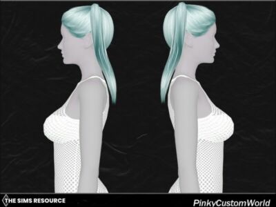 Retexture Of Sugar (Style 4) Hair By ADE By Pinkycustomworld Sims 4 CC ...