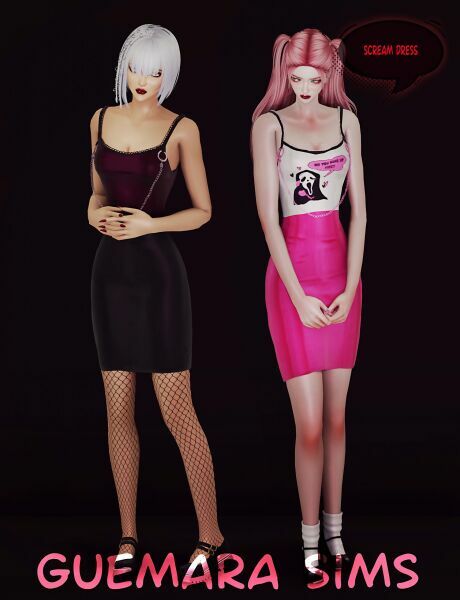 Scream Dress Sims 4 CC Download