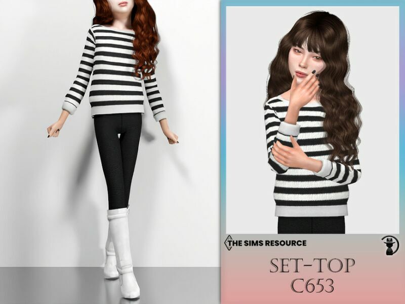 Set-Top C653 By Turksimmer Sims 4 CC Download