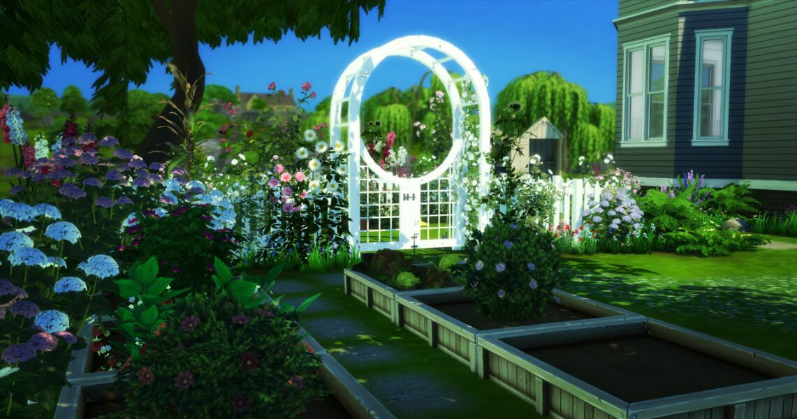 Spring Farm House By Marywho Sims 4 CC Download