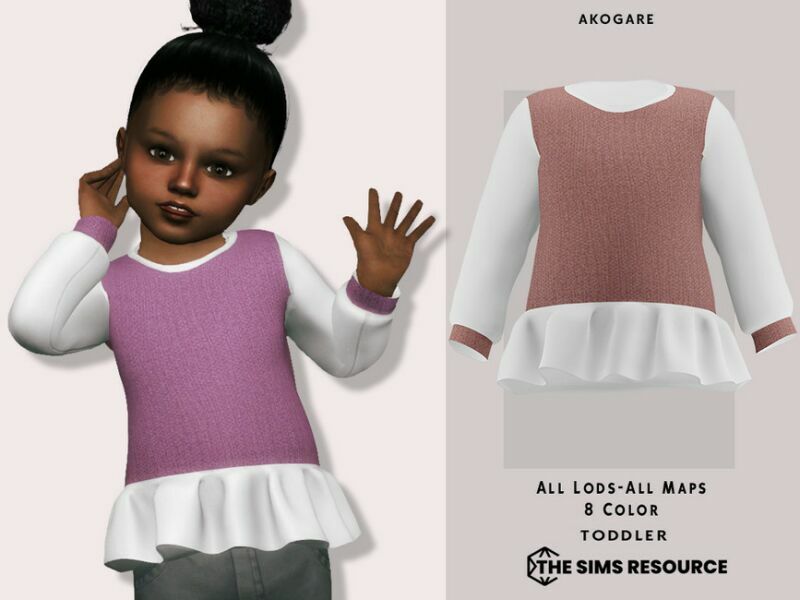 T-Top NO.22 By _Akogare_ Sims 4 CC Download