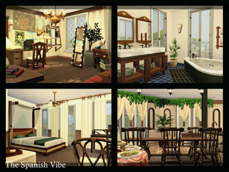 The Spanish Vibe | Nocc By Simzmora Sims 4 CC Download