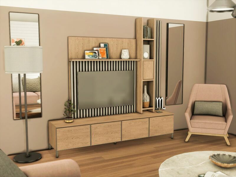 Todd Living Room (TSR Only CC) By Xogerardine Sims 4 CC Download