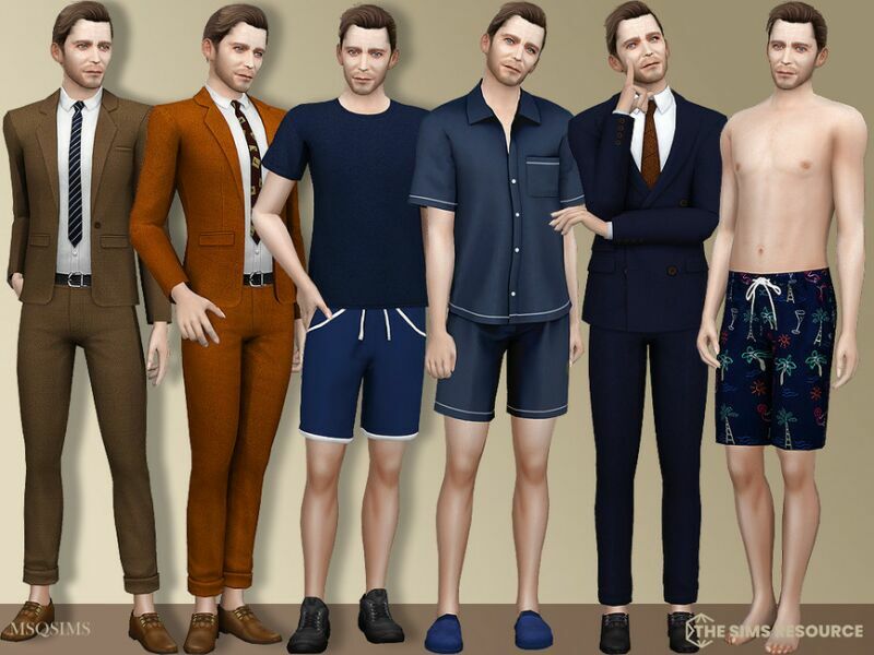 TOM Hiddleston – TSR CC Only By Msqsims Sims 4 CC Download