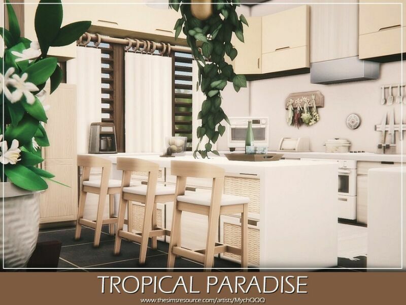 Tropical Paradise By Mychqqq Sims 4 CC Download