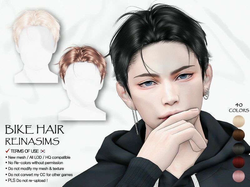 94 – Bike Hair Sims 4 CC Download