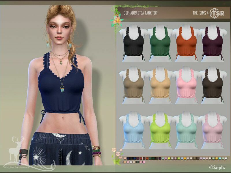 Adrastea Tank TOP Sims 4 CC Download