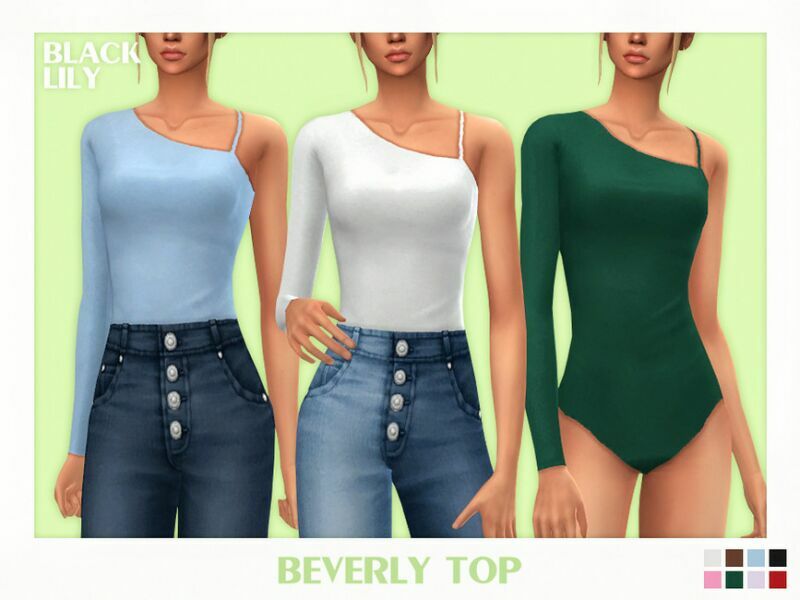 Beverly TOP Sims 4 CC Download