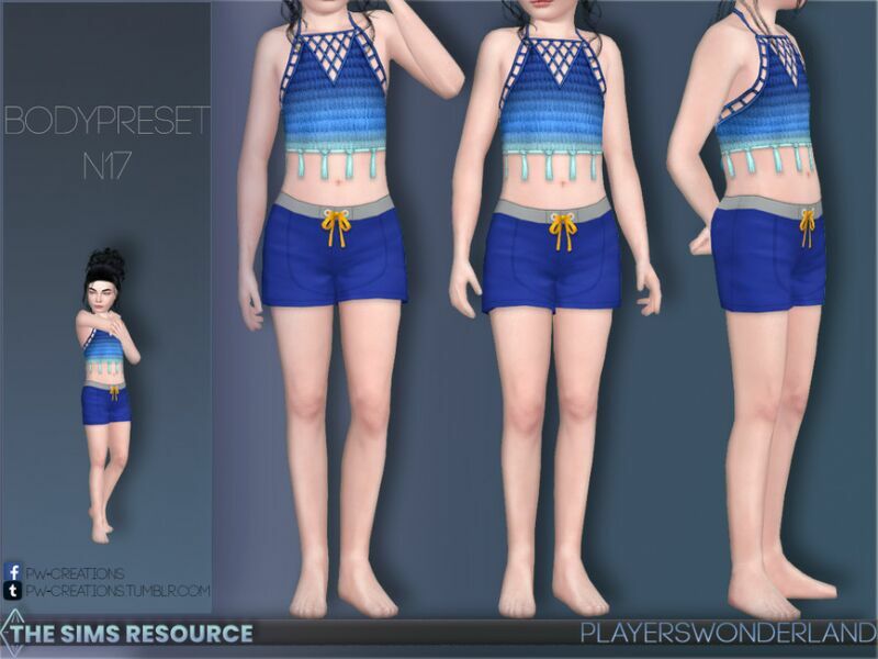 Bodypreset N17 By Playerswonderland Sims 4 CC Download