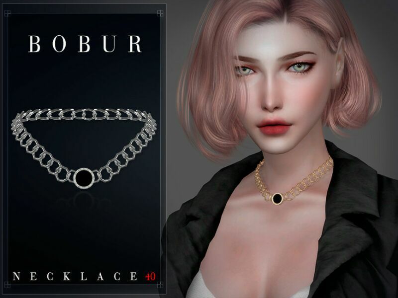 Chain Necklace By Bobur3 Sims 4 CC Download