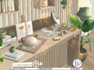 Cooking Cookies SET By Syboubou Sims 4 CC Download