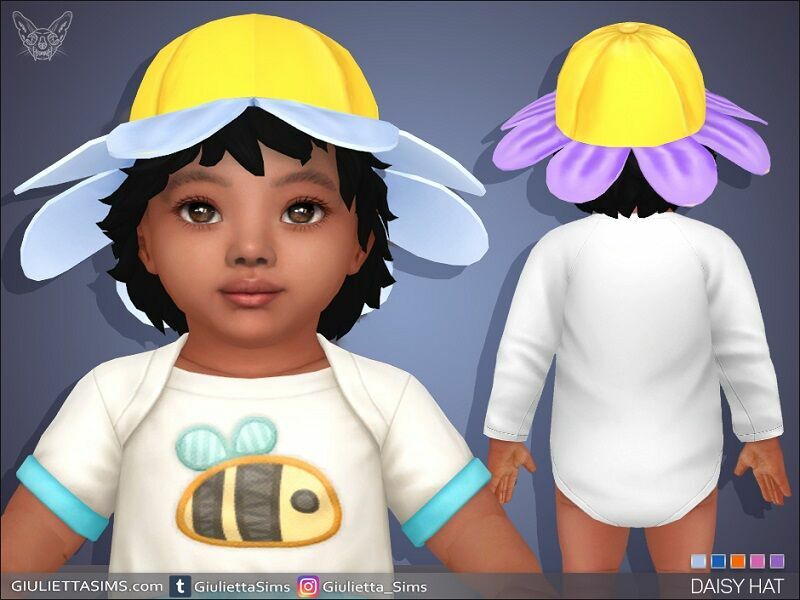 Daisy HAT For Infants By Giulietta Sims 4 CC Download
