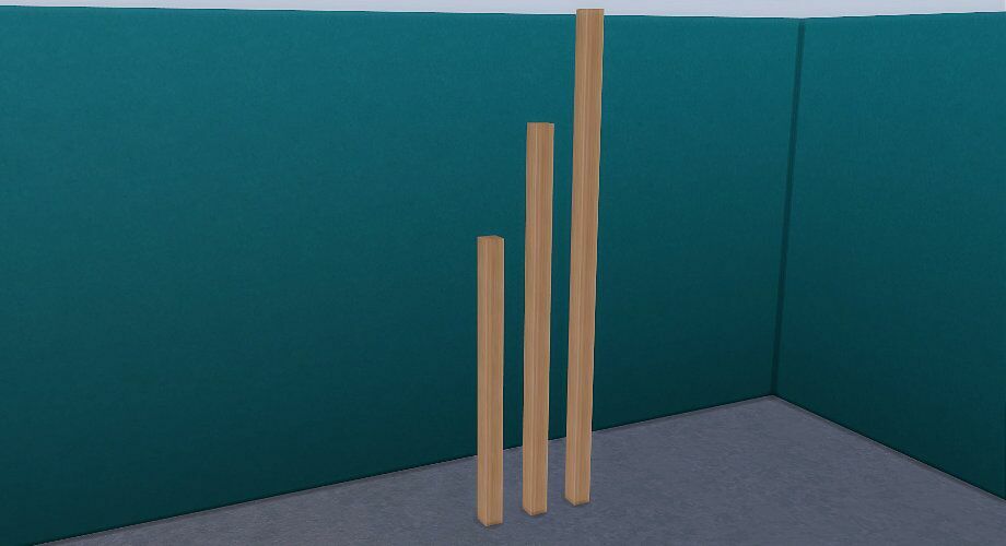 Decorative Wooden Columns By Geekygamingstuff Sims 4 CC Download