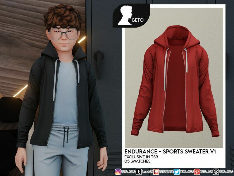 Endurance (TOP V1 – Child Version) Sims 4 CC Download
