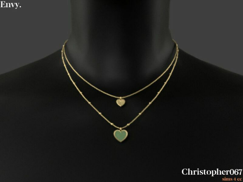 Envy Necklace By Christopher067 Sims 4 CC Download