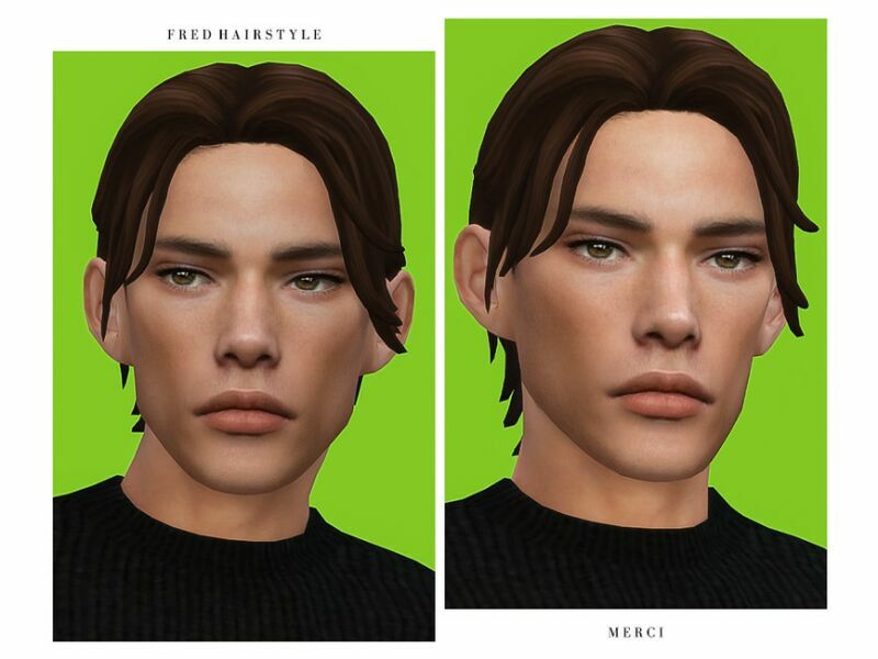 Fred Hairstyle By '-Merci- Sims 4 CC Download