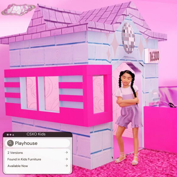 Functional Disco Playhouse 🎀 Sims 4 CC Download