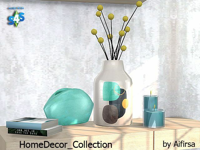 Home Decor Collection By Aifirsa Sims 4 CC Download