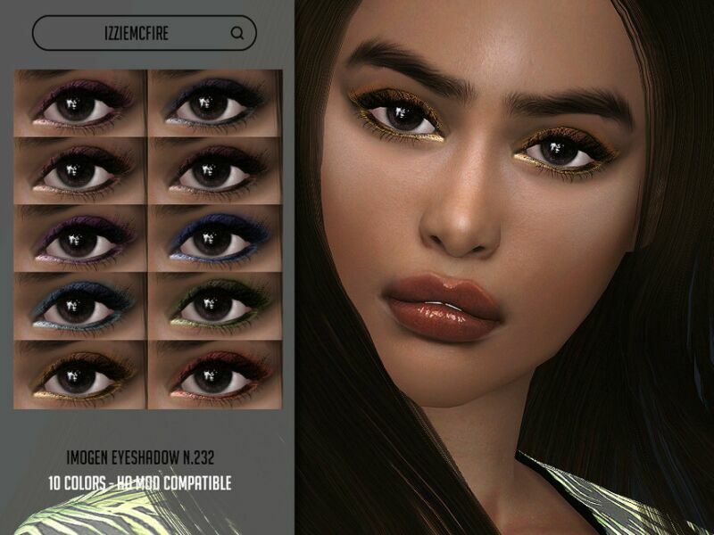IMF Imogen Eyeshadow N.232 By Izziemcfire Sims 4 CC Download