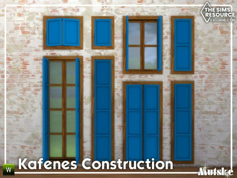 Kafenes Construction SET Part 1 Counter By Mutske Sims 4 CC Download