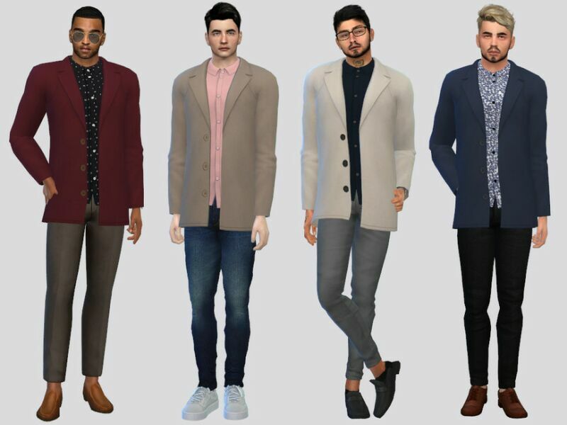 Leopold Suit Jacket By Mclaynesims Sims 4 CC Download