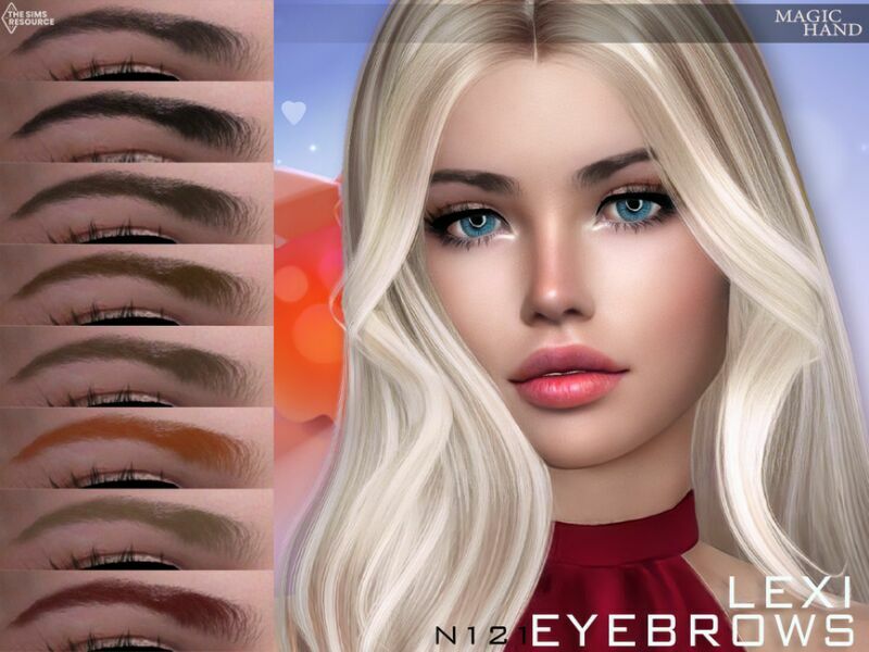 Lexi Eyebrows N121 By Magichand Sims 4 CC Download