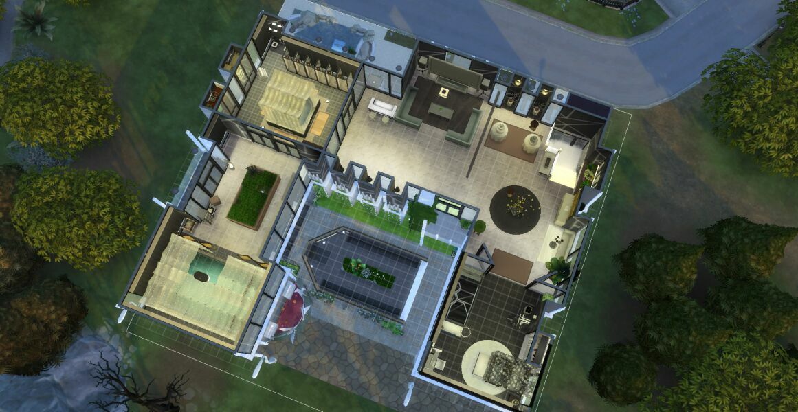 Mansion In Tron Legacy(Inspired) By Emcreativesite Sims 4 CC Download