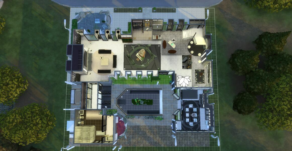 Mansion In Tron Legacy(Inspired) By Emcreativesite Sims 4 CC Download