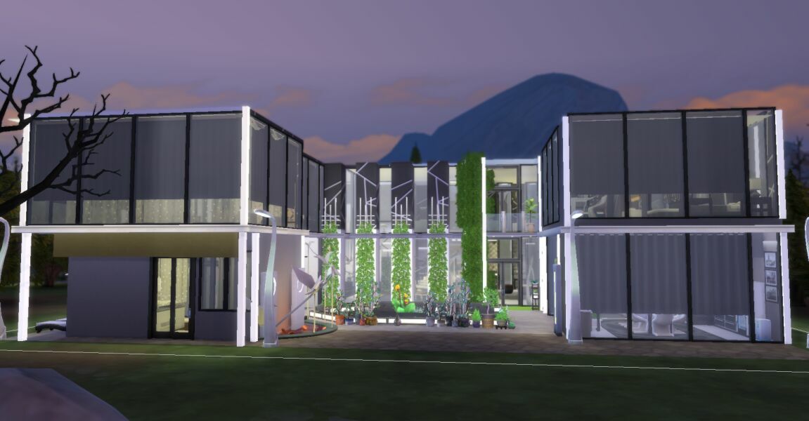 Mansion In Tron Legacy(Inspired) By Emcreativesite Sims 4 CC Download