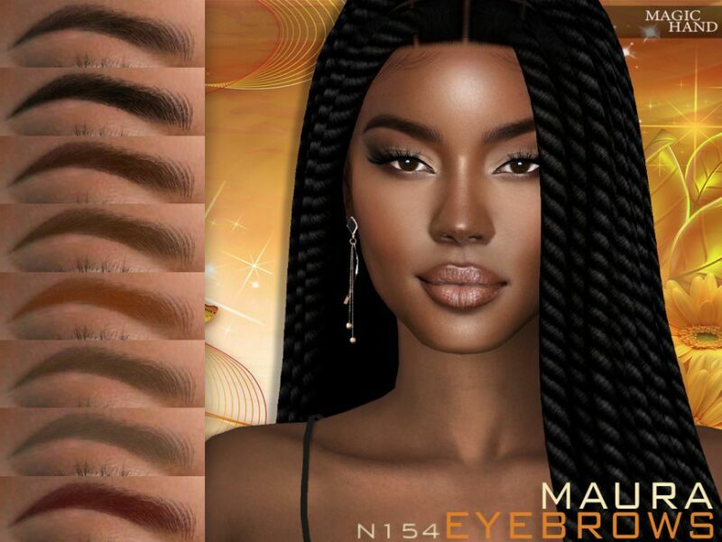Maura Eyebrows N154 By Magichand Sims 4 CC Download