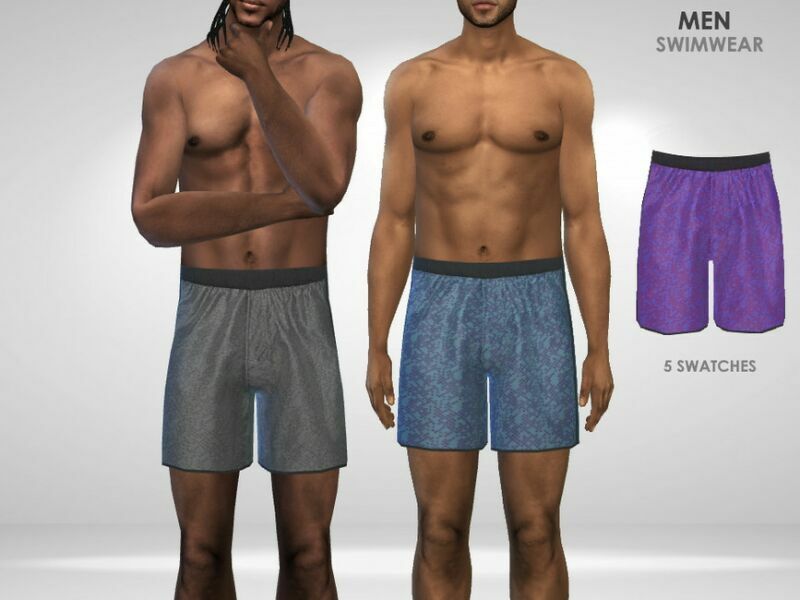 MEN Swimwear By Puresim Sims 4 CC Download