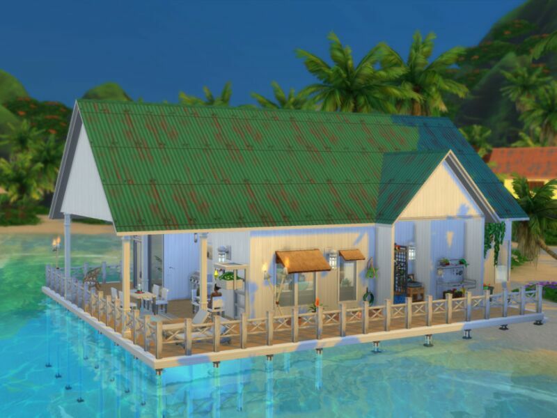 OLD Boat Shed NO CC By SGK45 Sims 4 CC Download