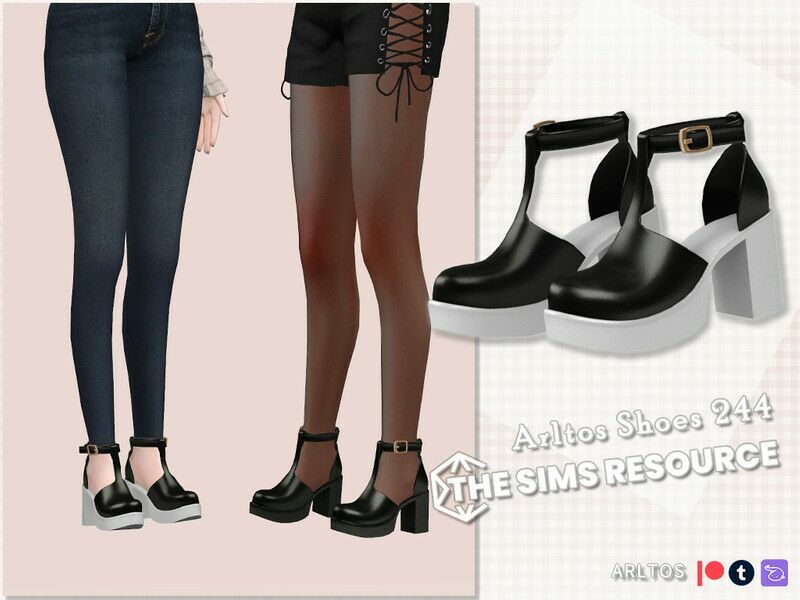 Platform Heels By Arltos Sims 4 CC Download