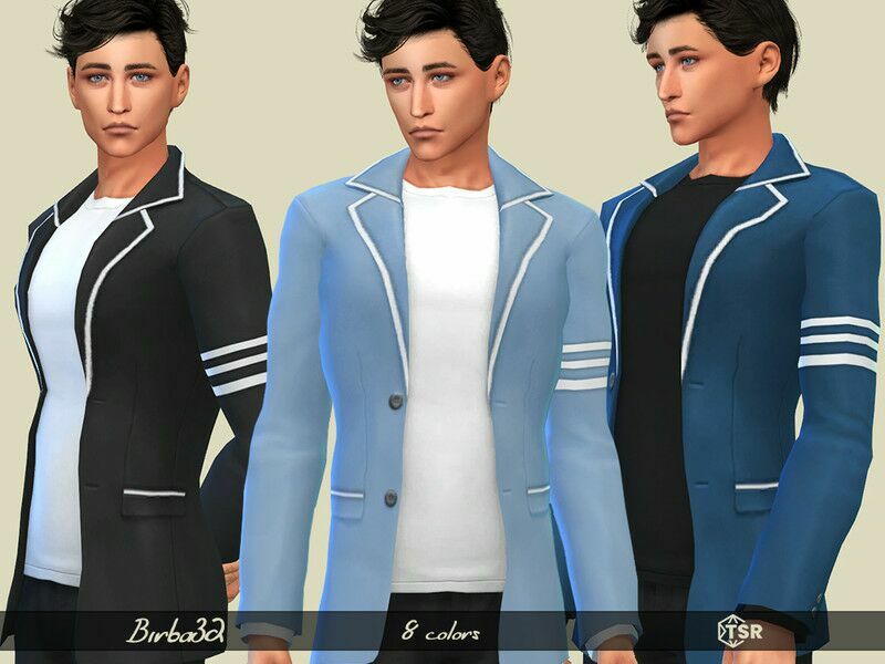 [Recolor] Francis Jacket By Birba32 Sims 4 CC Download