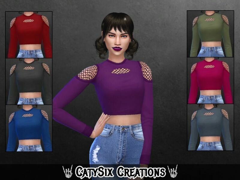 Rocker Tops By Catysix Sims 4 CC Download