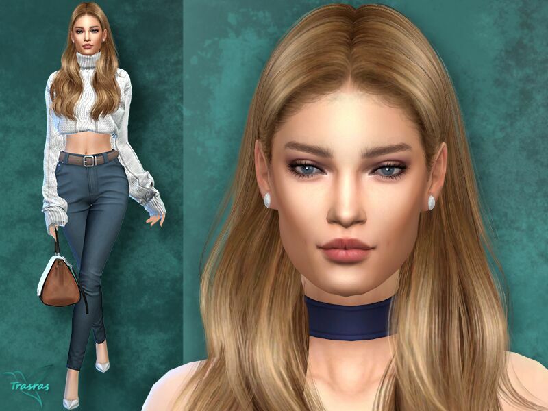 Rosie Huntington (SIM Inspired BY) By Trasras Sims 4 CC Download