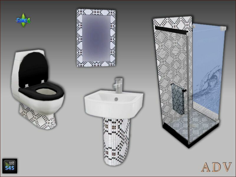 Sanitary Objects Sims 4 CC Download