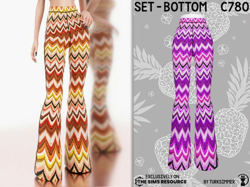 Set-Bottom C780 By Turksimmer Sims 4 CC Download