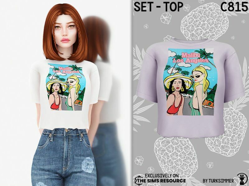 Set-Top C815 By Turksimmer Sims 4 CC Download