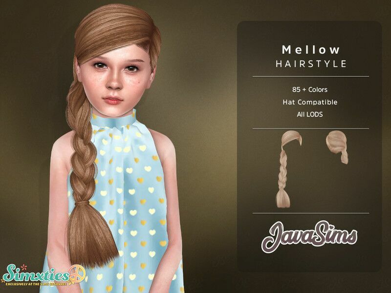 Simxties Mellow Child Hairstyle” Sims 4 CC Download